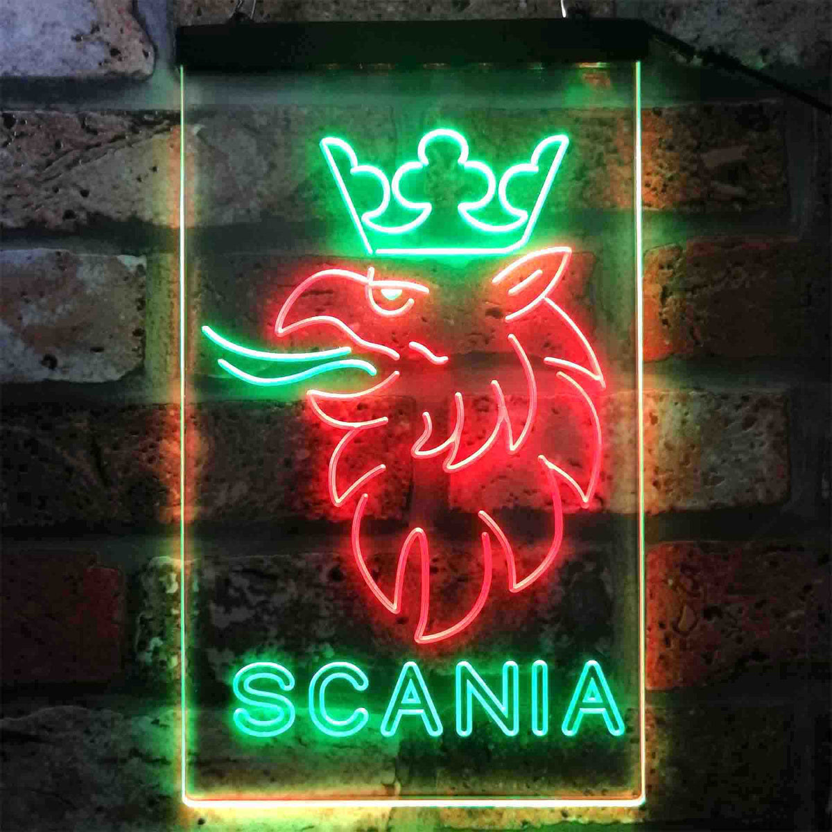 Scania Eagle Crown Neon Sign - LED LAB CAVE