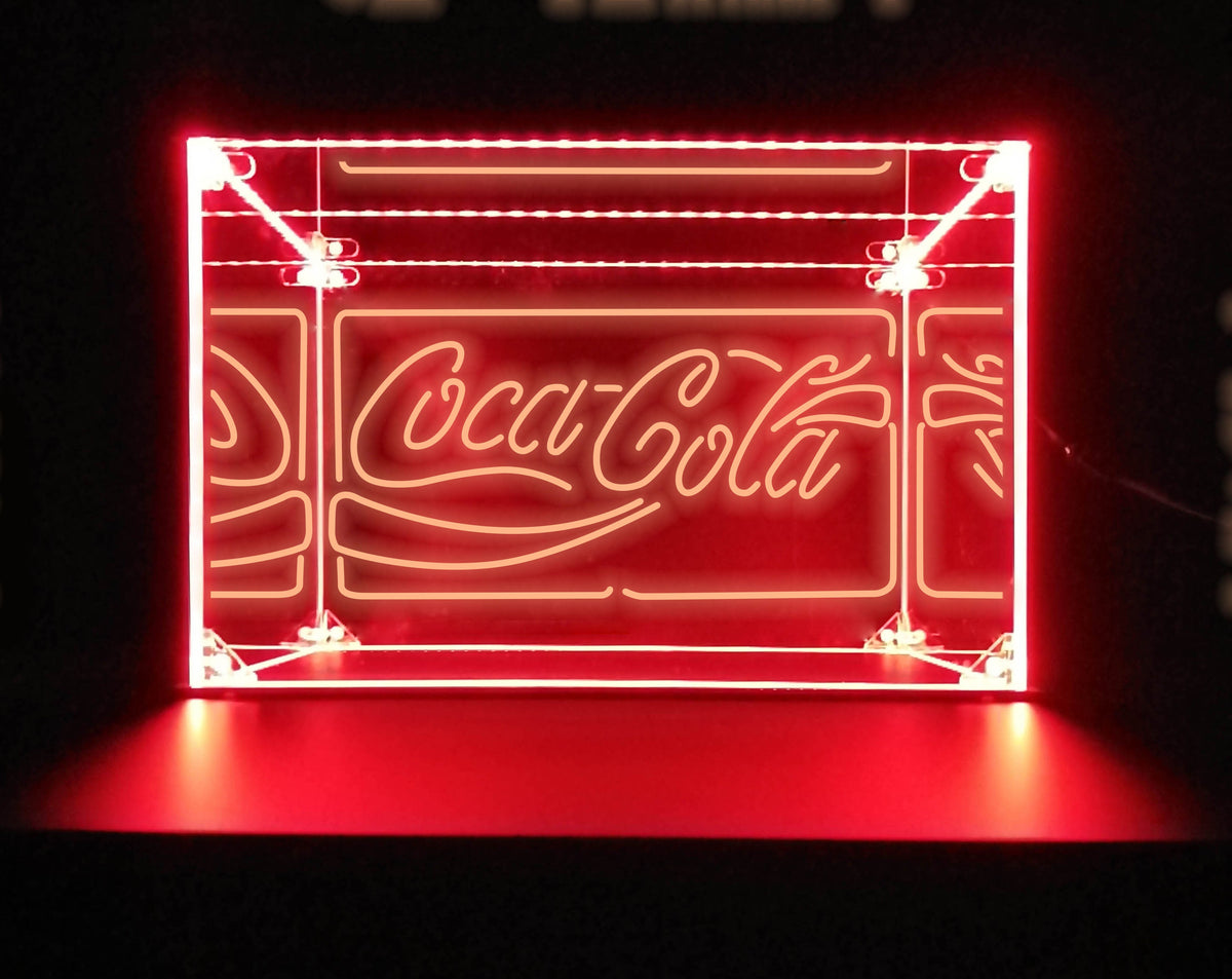 LED Display Case For Coca Cola Bar Liquor Bottles