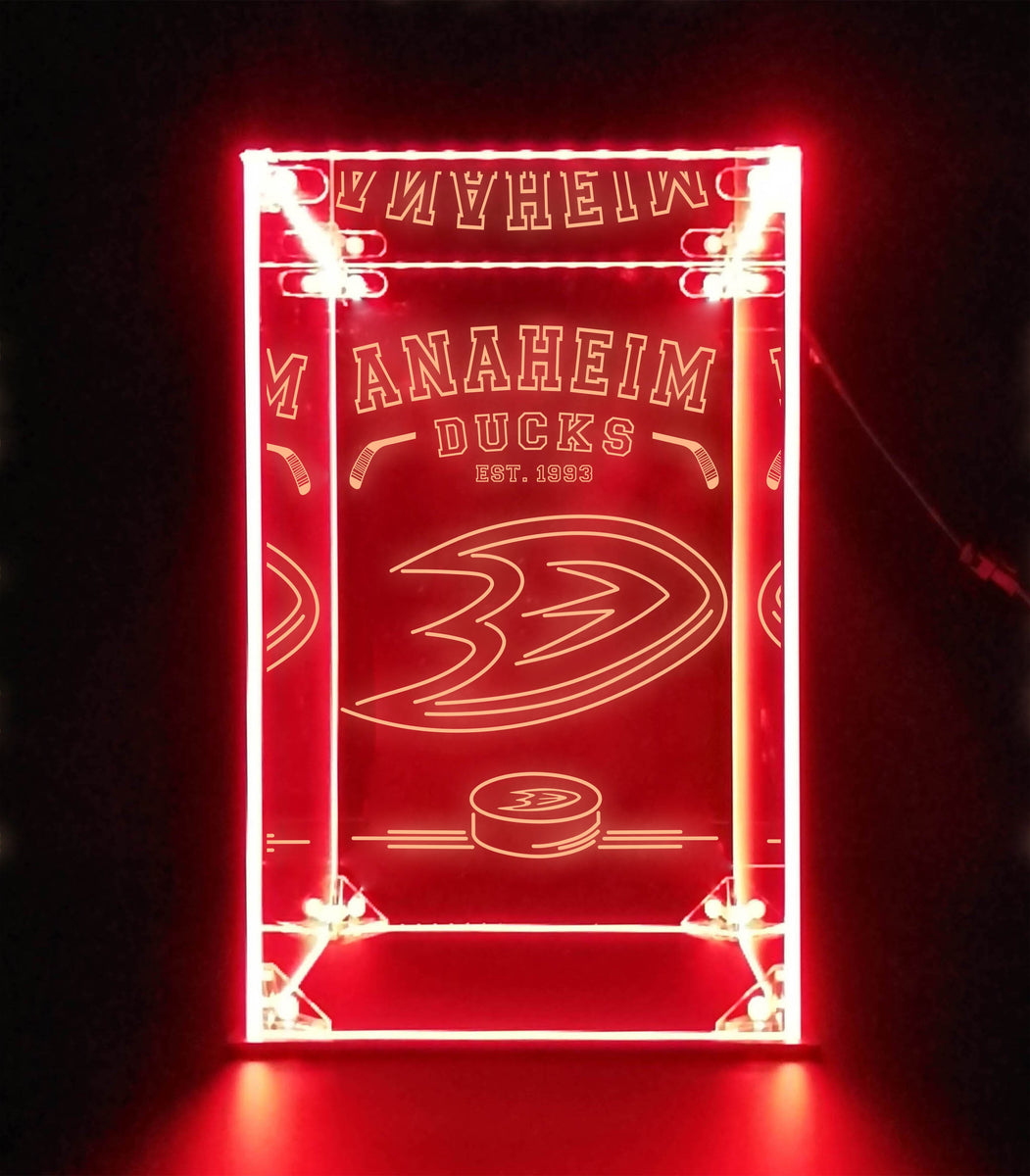 LED Display Case For Anahemi Ducks Sports Memorabilia