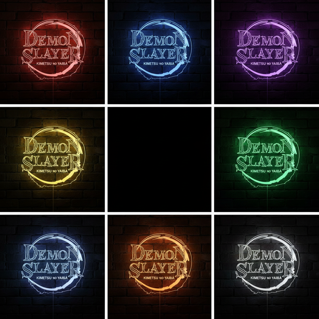 Monkey D. Luffy Dynamic RGB Edge Lit LED Sign | LEDLABCAVE