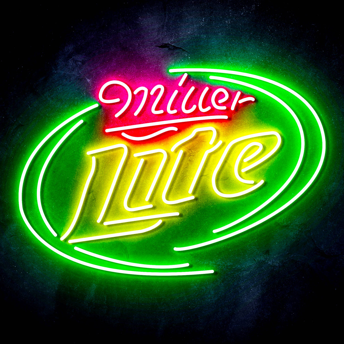 Miller Lite Neon-like Sign Beer Bar Decor -LEDLABCAVE