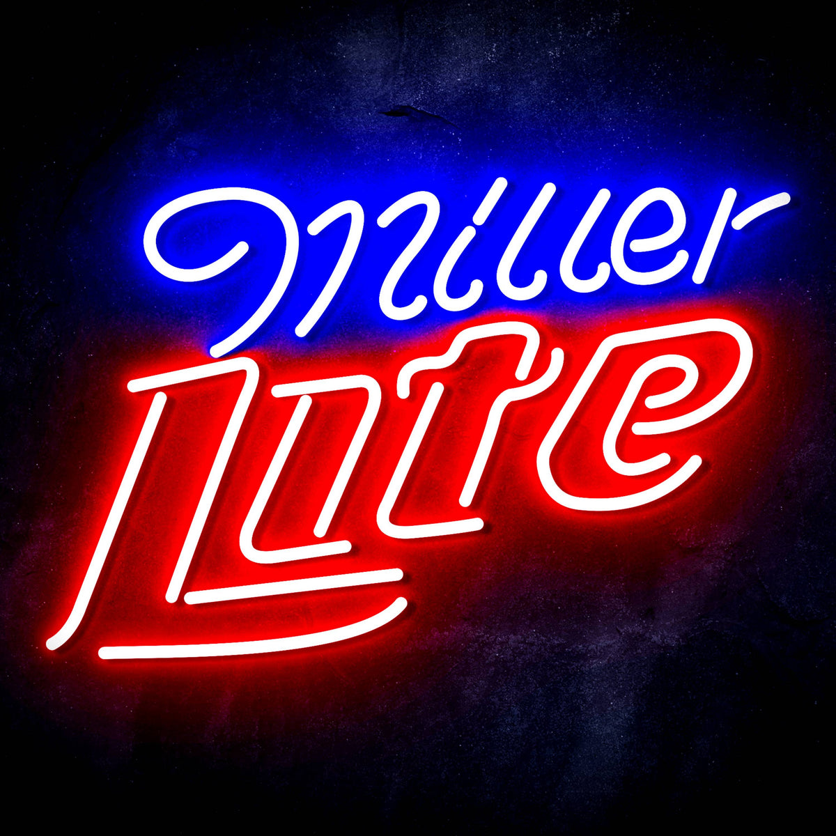 Miller Lite Neon-like Sign Beer Bar Decor -LEDLABCAVE