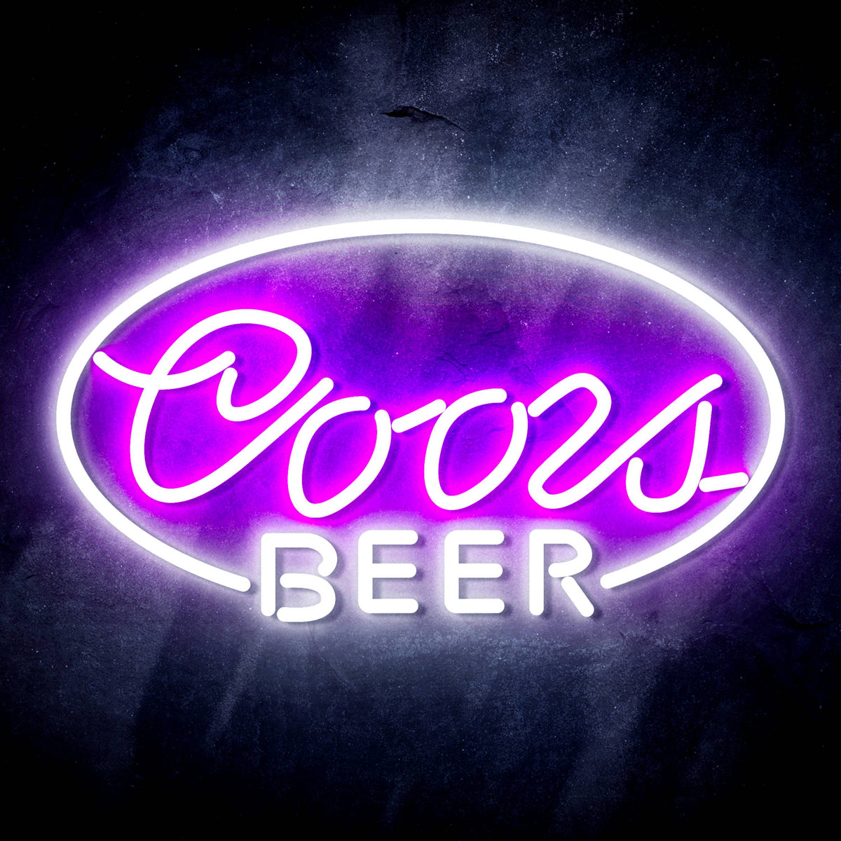 Coors Beer Neon-like Sign Beer Bar Decor -LEDLABCAVE