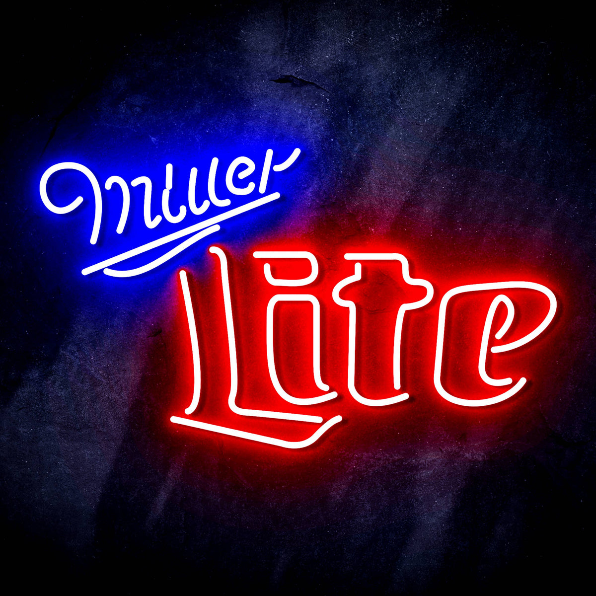 Miller Lite Neon-like Sign Beer Bar Decor -LEDLABCAVE