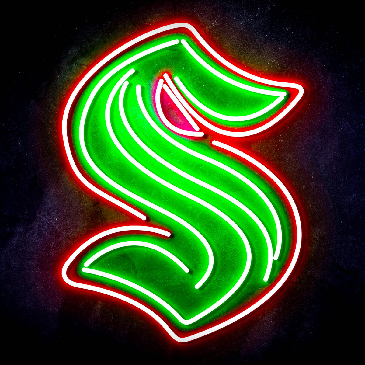 NHL Seattle Kraken Neon-like Sign Beer Bar Decor -LEDLABCAVE