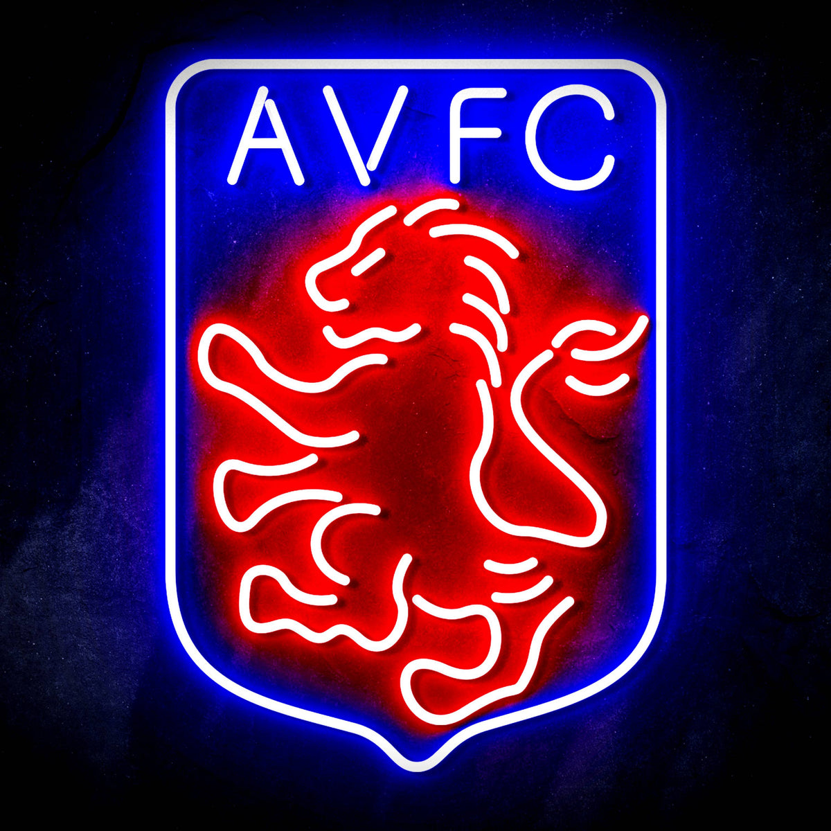 Premier League AVFC Aston Villa Neon-like Sign Beer Bar Decor -LEDLABCAVE