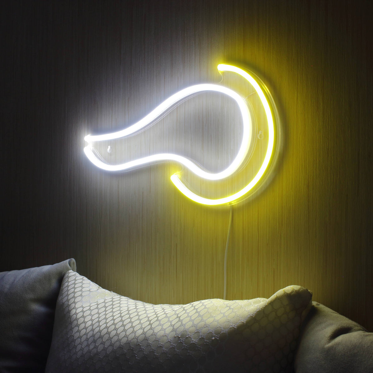 Minnesota Vikings Neon-Like Flex LED Light Sign Dual Color | Birthday ...