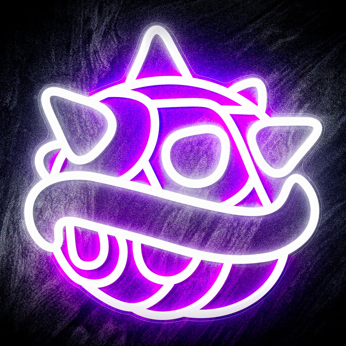 Mario Kart Blue Shell Neon-like Sign-LEDLABCAVE