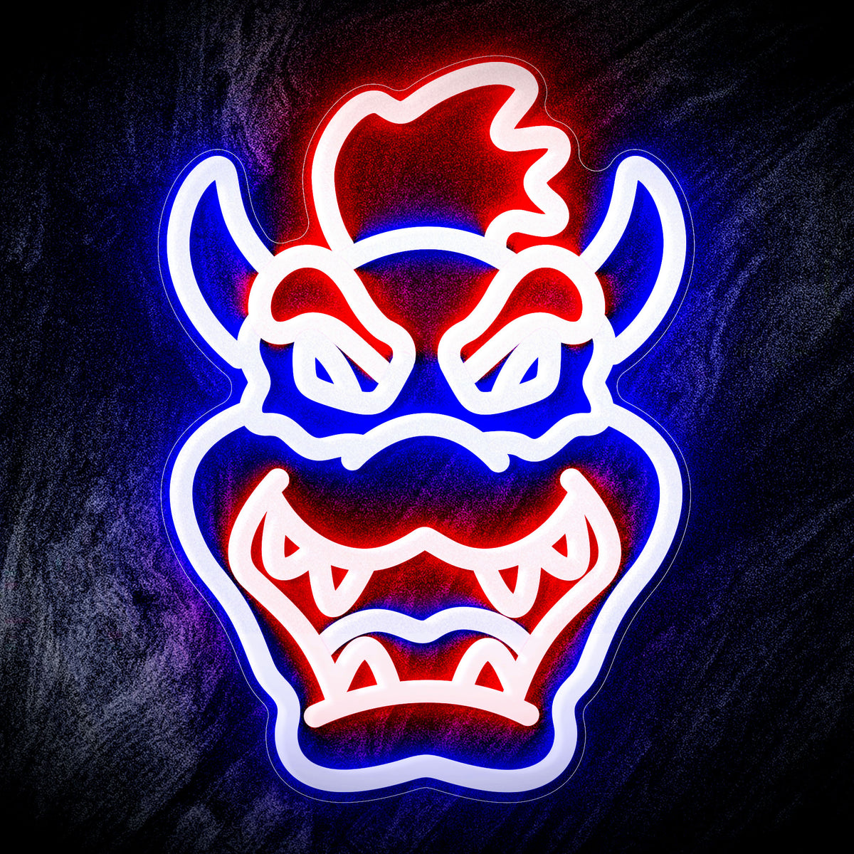 Super mario Bowser Neon-like Sign-LEDLABCAVE