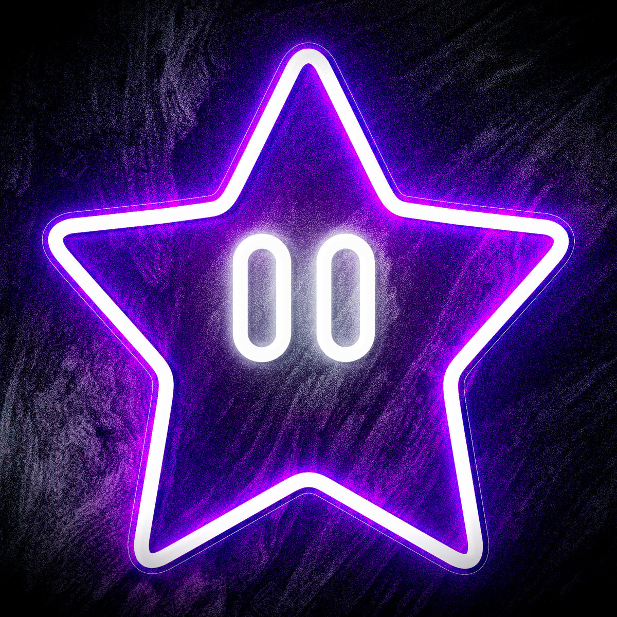 Super Mario Star Neon-like Sign-LEDLABCAVE