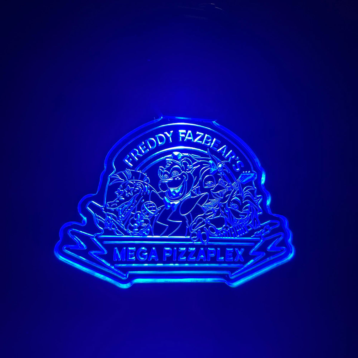 Five Nights at Freddys Mega Pizzaplex LED Light Acrylic Keychain