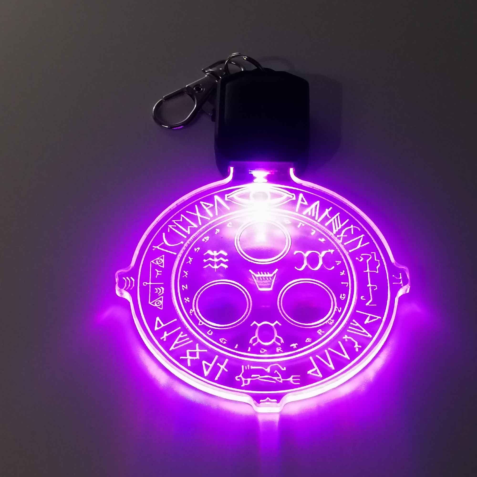 Silent Hills Halo of the Sun LED Light Acrylic Keychain