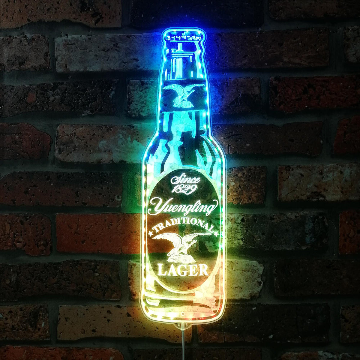 Yuengling Dynamic RGB Edge Lit LED Sign | LED LAB CAVE