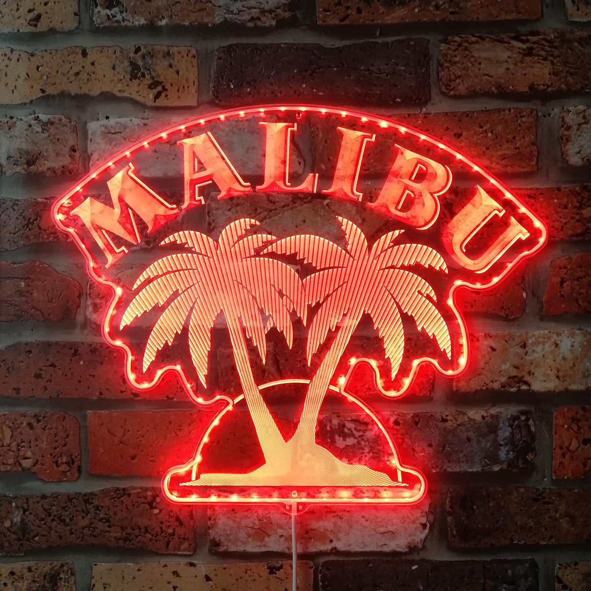 Malibu Dynamic RGB Edge Lit LED Sign | PROLEDSIGN