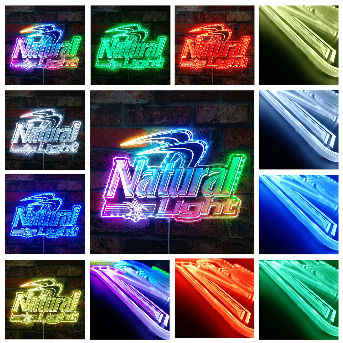 Natural Light Dynamic RGB Edge Lit LED Sign | PROLEDSIGN