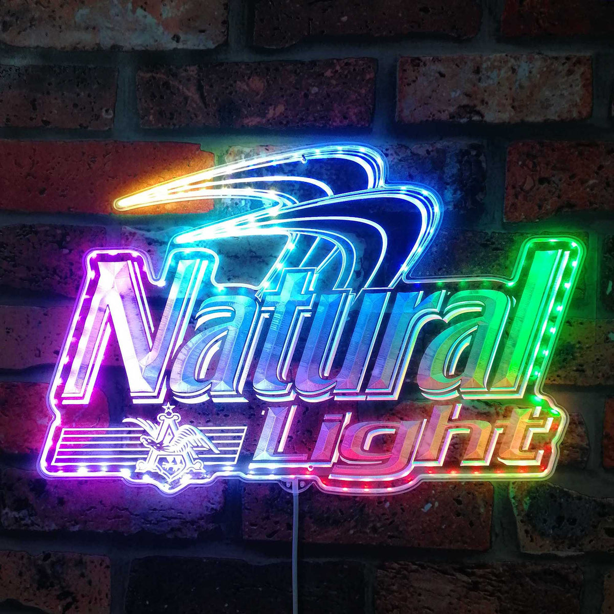 Natural Light Dynamic RGB Edge Lit LED Sign | PROLEDSIGN
