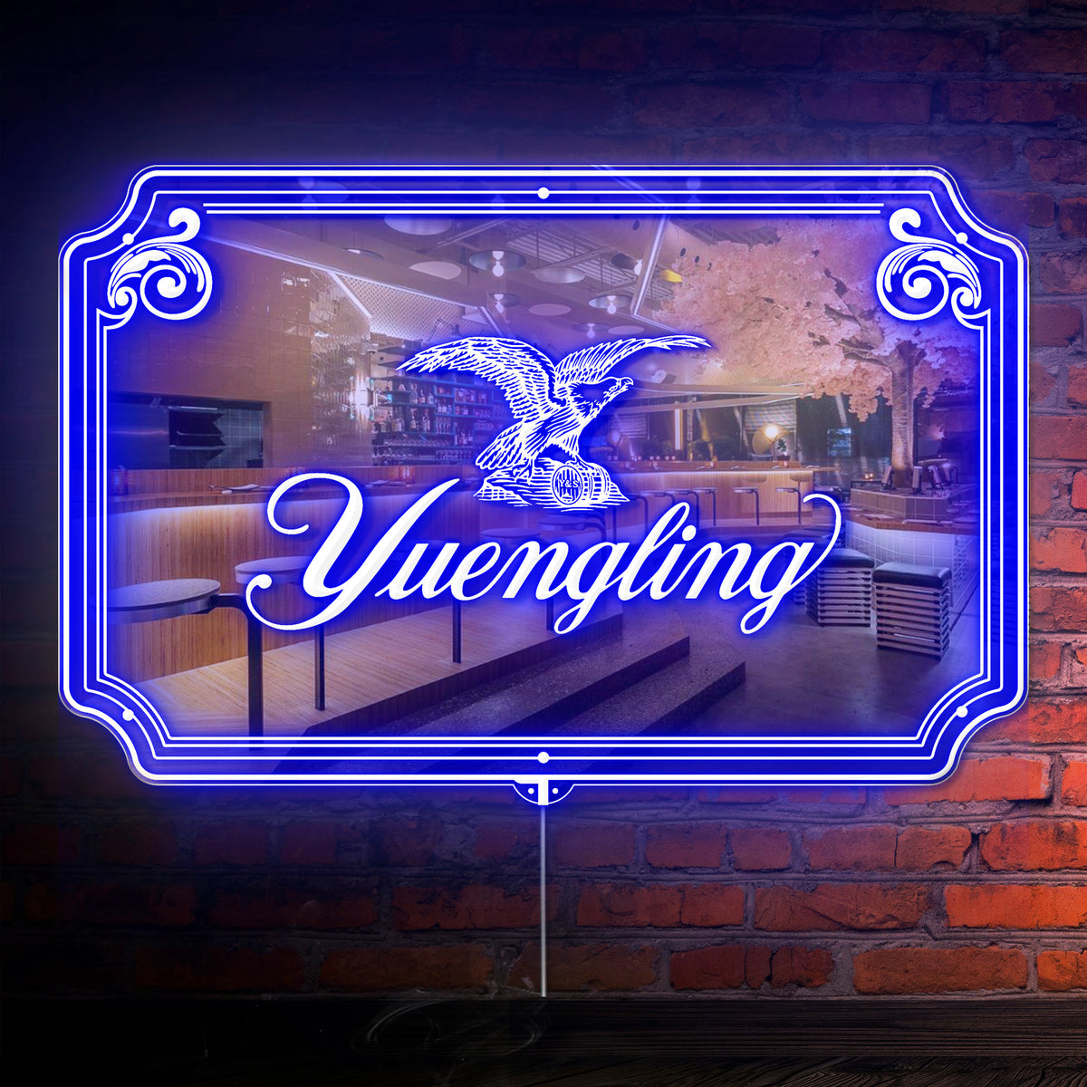 Yuengling RGB LED Neon Sign with Elegant Mirror Backing | PROLEDSIGN