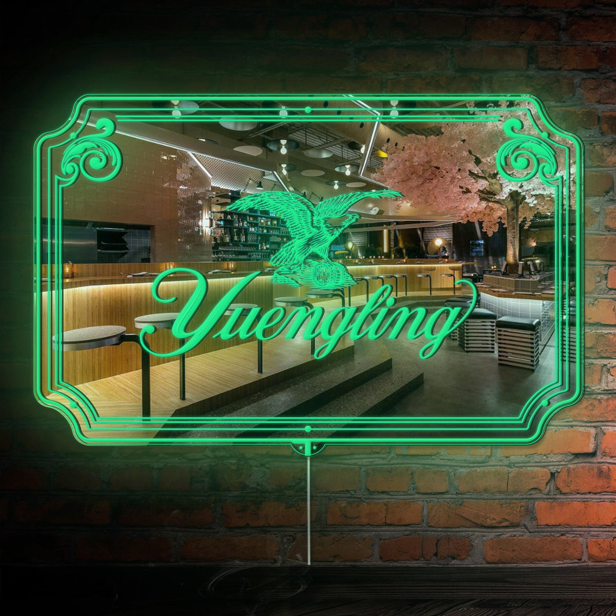 Yuengling RGB LED Neon Sign with Elegant Mirror Backing | PROLEDSIGN