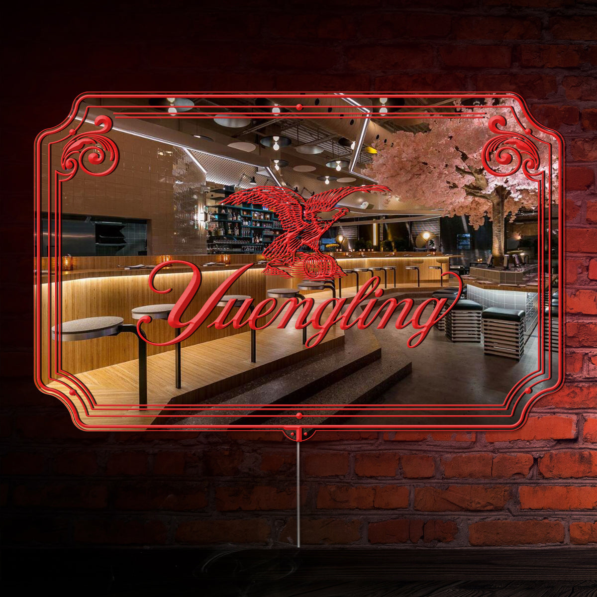 Yuengling RGB LED Neon Sign with Elegant Mirror Backing | PROLEDSIGN