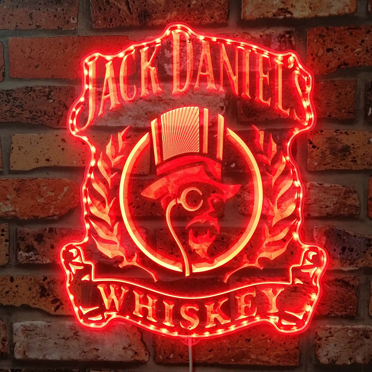 Jack Daniel's whiskey Dynamic RGB Edge Lit LED Sign | PROLEDSIGN