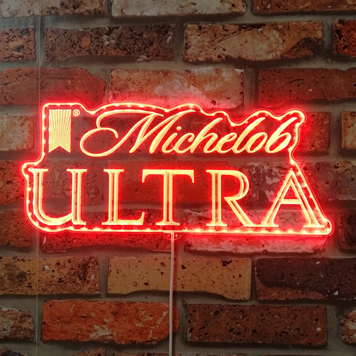 Michelob ultra Dynamic RGB Edge Lit LED Sign | PROLEDSIGN
