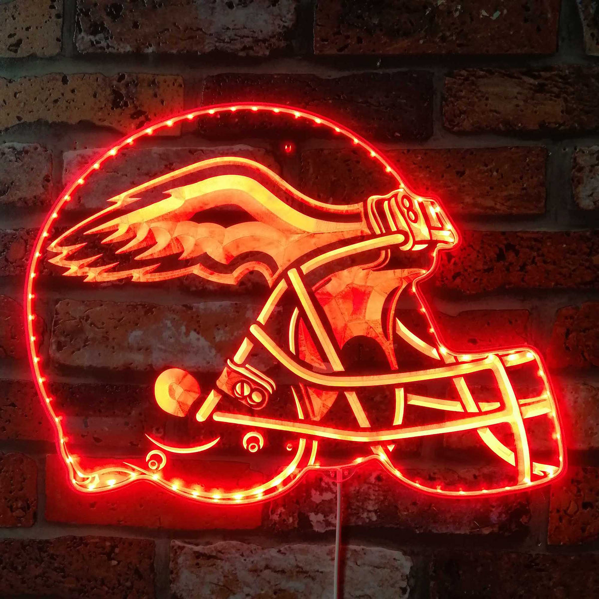 NFL Philadelphia Eagles Football Club Dynamic RGB Edge Lit LED Sign ...