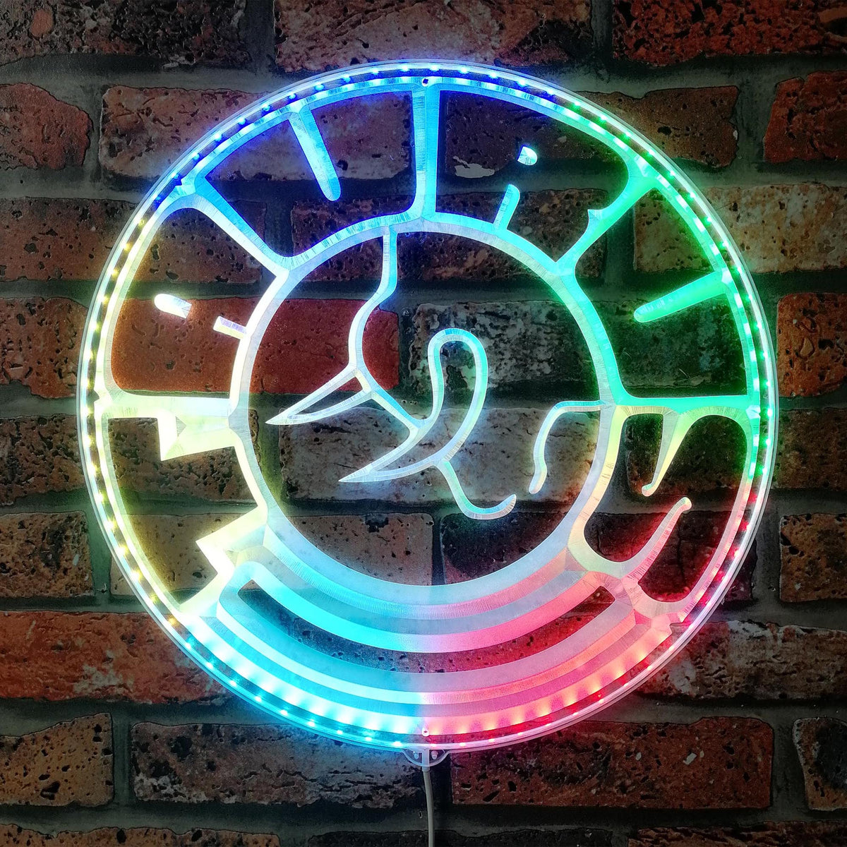 TAURUS FIREARMS Dynamic RGB Edge Lit LED Sign | LED LAB CAVE