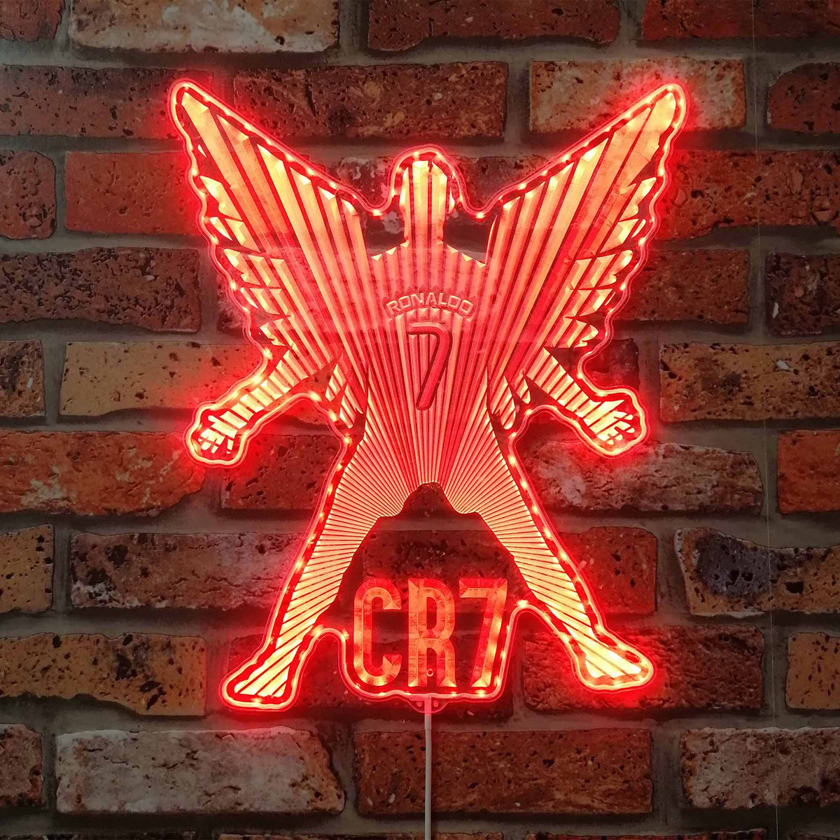 Ronaldo CR7 Dynamic RGB Edge Lit LED Sign | PROLEDSIGN