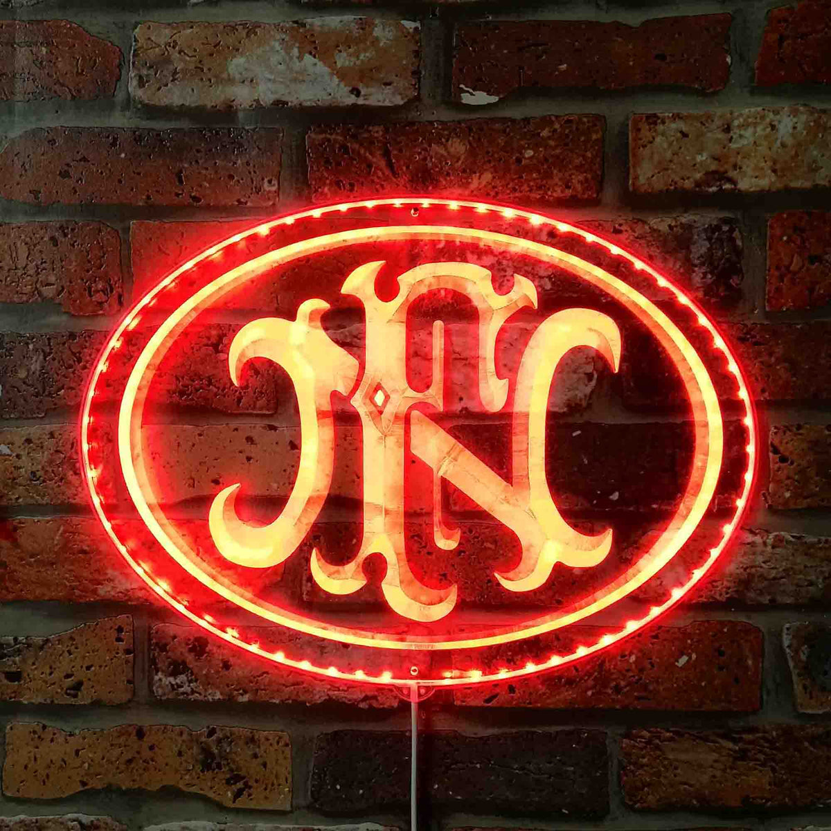 FN HERSTAL Dynamic RGB Edge Lit LED Sign | PROLEDSIGN