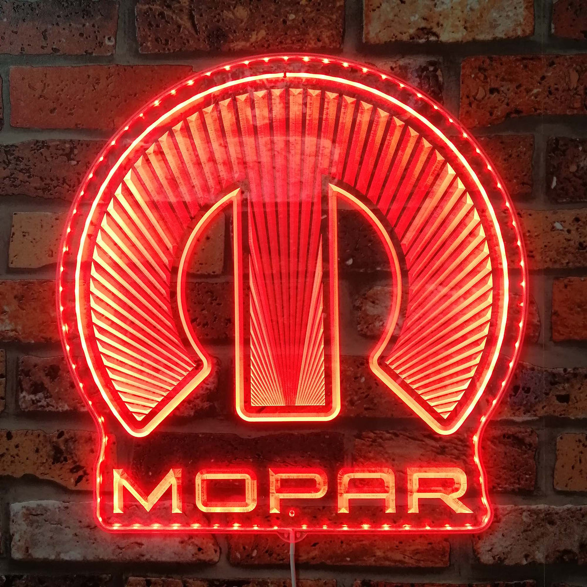 Mopar Dynamic RGB Edge Lit LED Sign | PROLEDSIGN