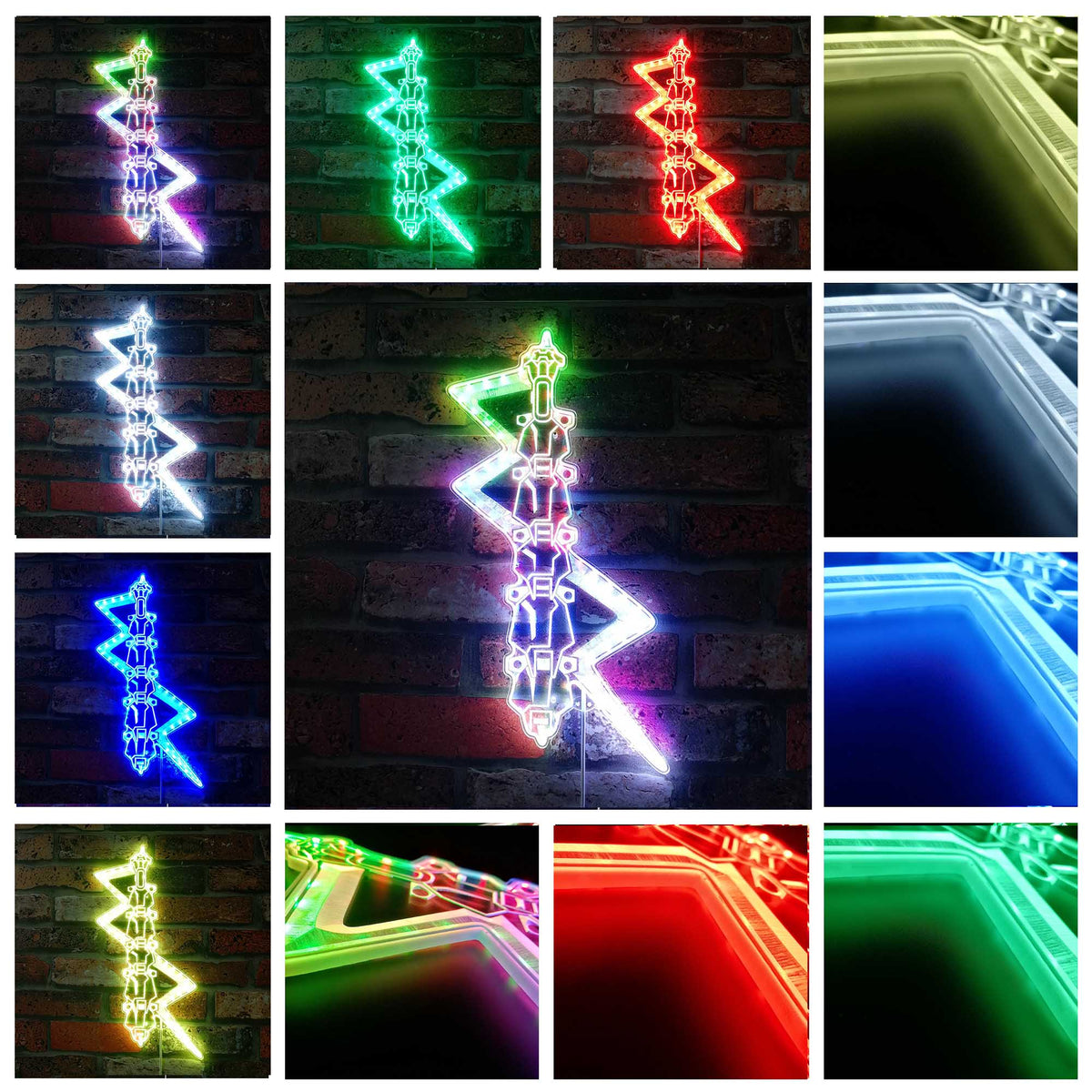 Cyberpunk Edgerunners Dynamic RGB Edge Lit LED Sign | ledlabcave