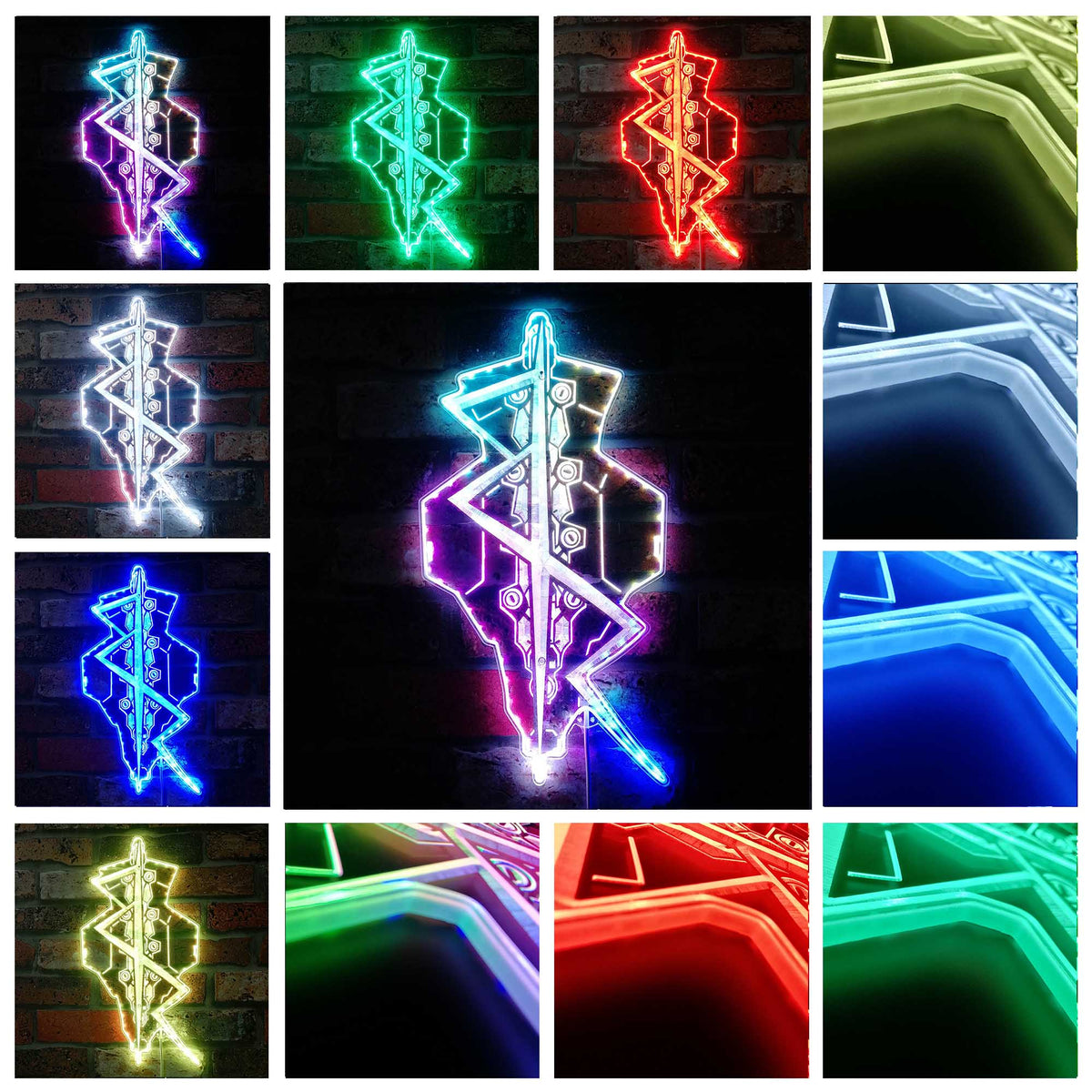 Cyberpunk Edgerunners Dynamic RGB Edge Lit LED Sign | ledlabcave