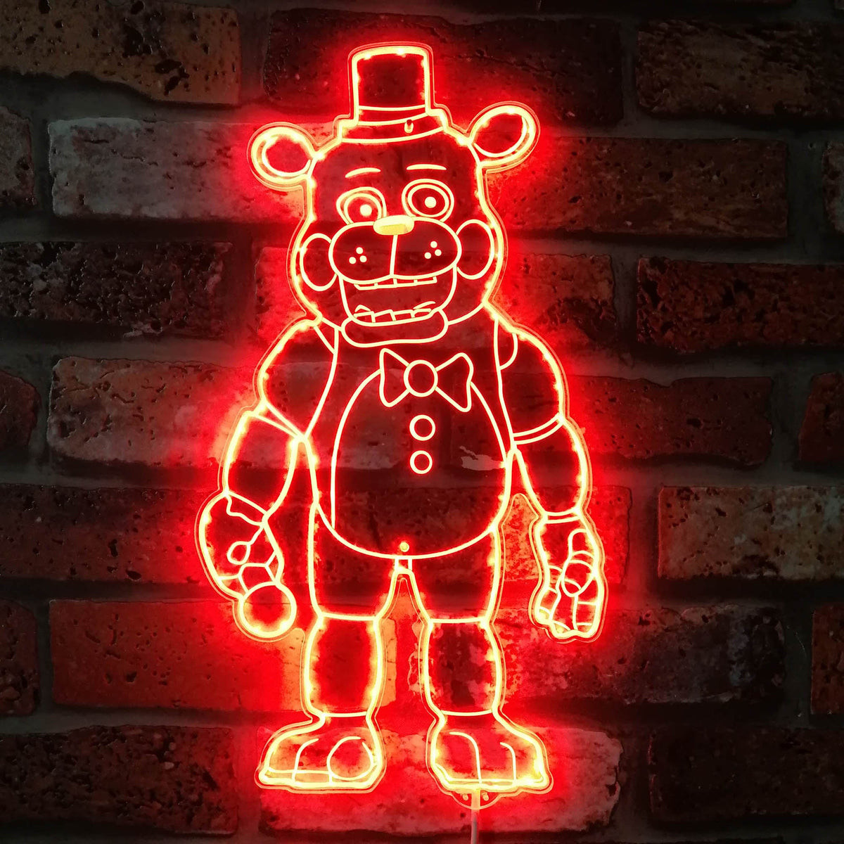 Five nights at Freddy's Fneddy Dynamic RGB Edge Lit LED Sign | ledlabcave