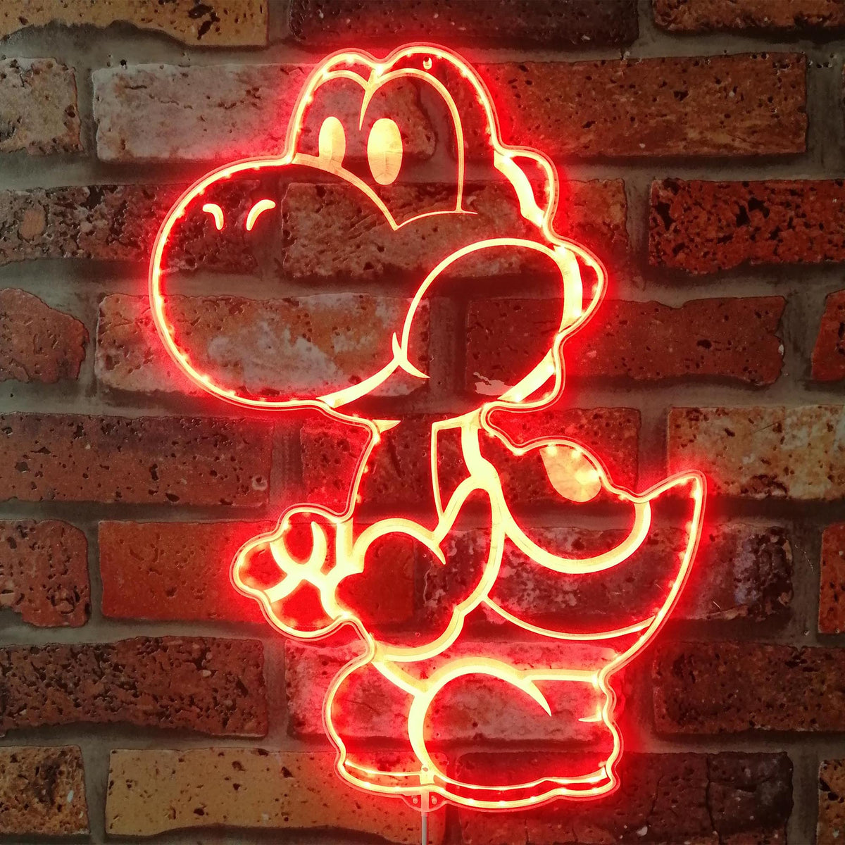 Super Mario Yoshi Dinosaur Dynamic RGB Edge Lit LED Sign | LEDLABCAVE