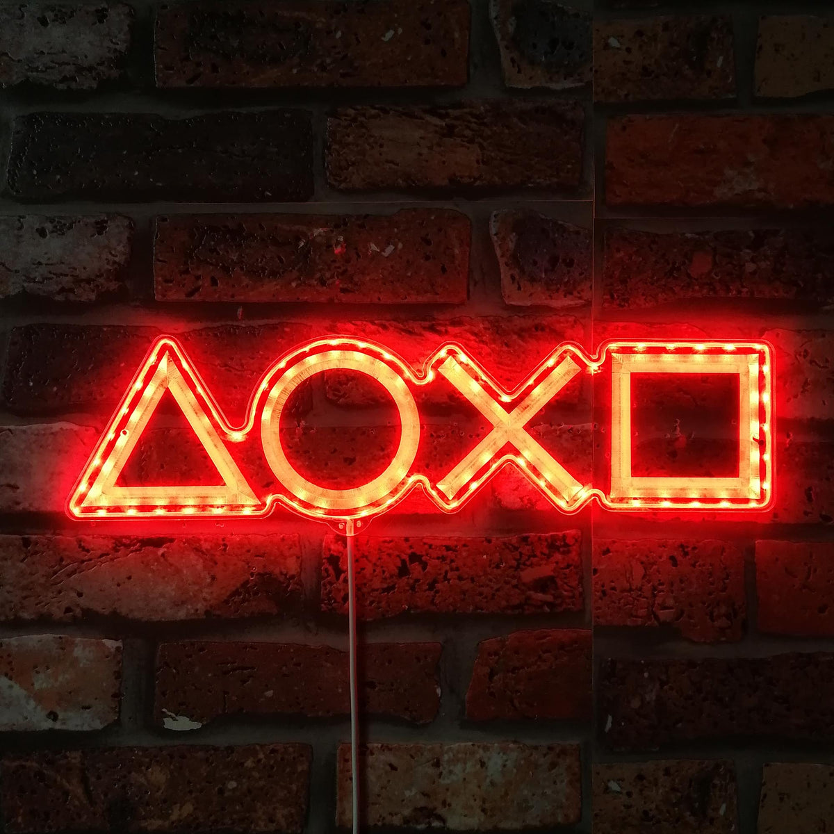 Playstation Icons Dynamic RGB Edge Lit LED Sign | LED LAB CAVE