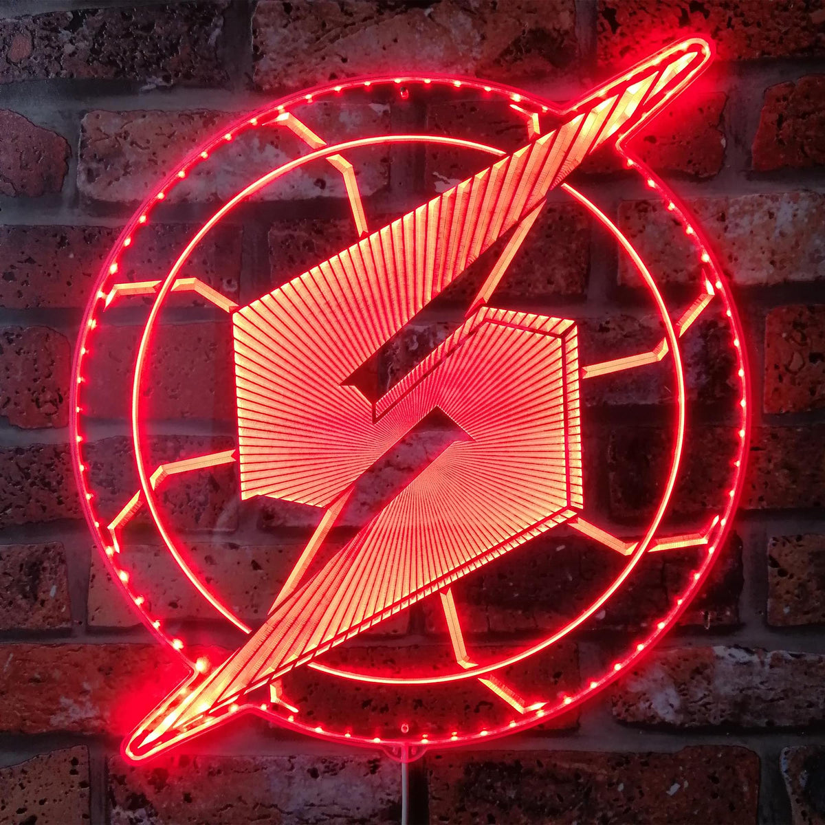 Metroid Prime Dynamic RGB Edge Lit LED Sign | LED LAB CAVE