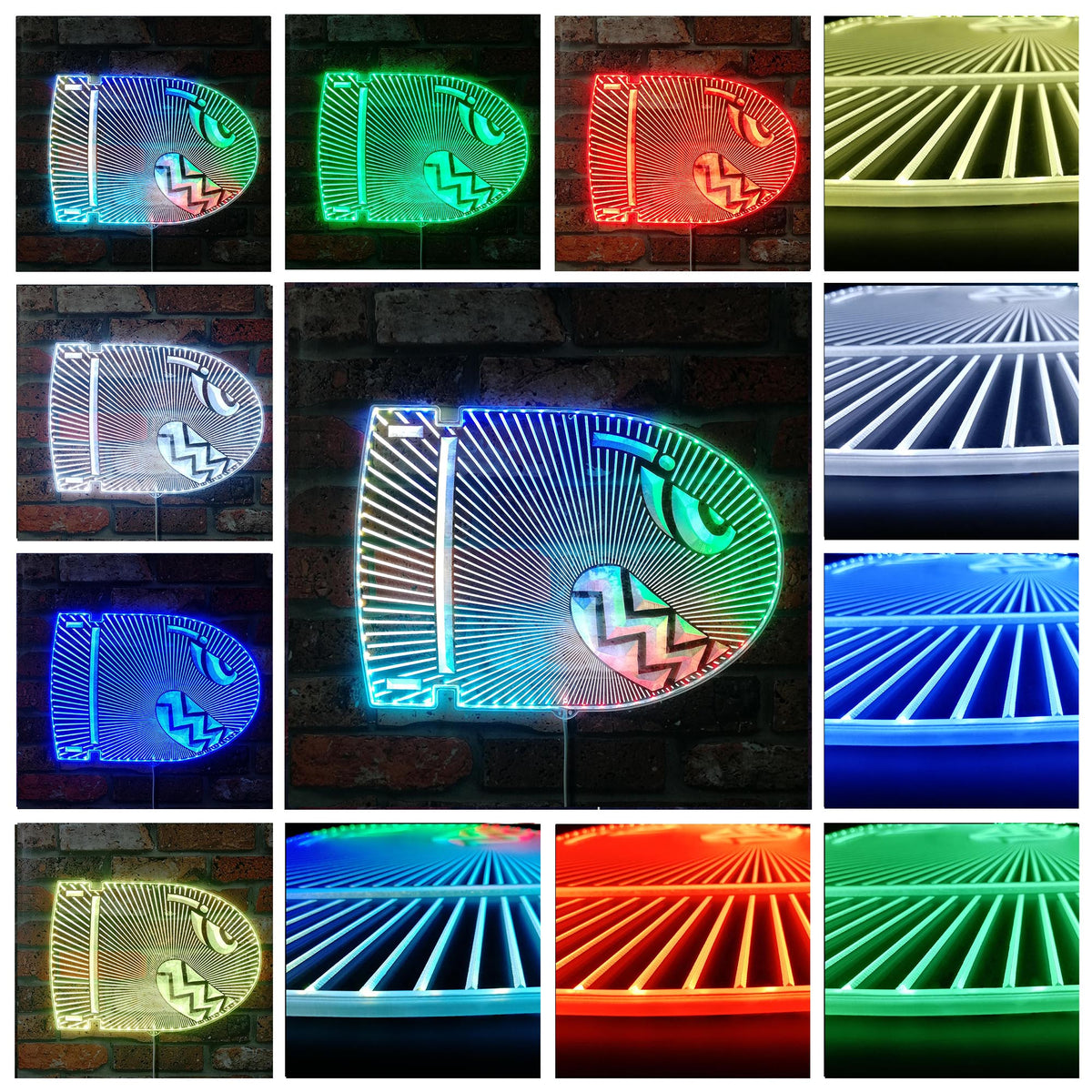 Super Mario Bullet Bill Dynamic RGB Edge Lit LED Sign | LED LAB CAVE