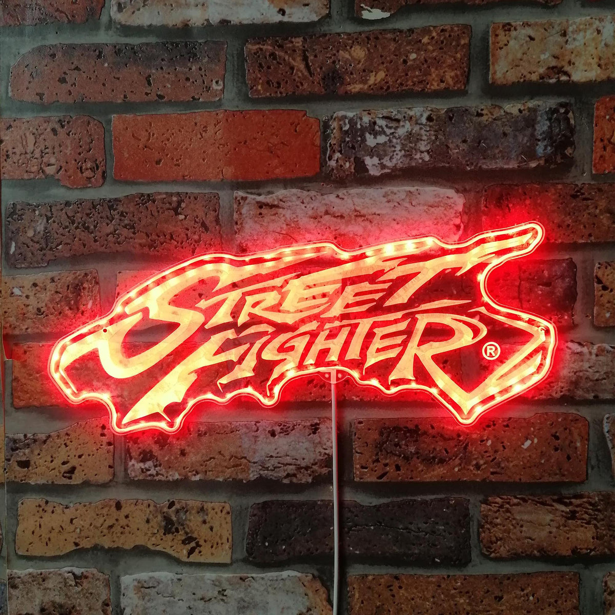Street Fighter Dynamic RGB Edge Lit LED Sign | LED LAB CAVE