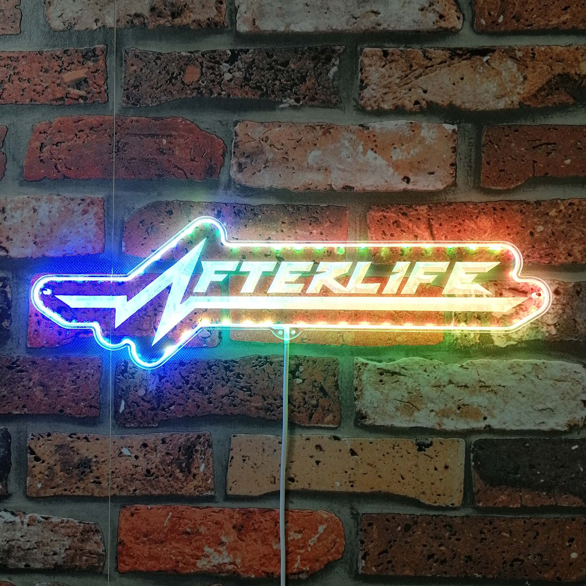 Cyberpunk 2077 Afterlife Dynamic RGB Edge Lit LED Sign | PROLEDSIGN