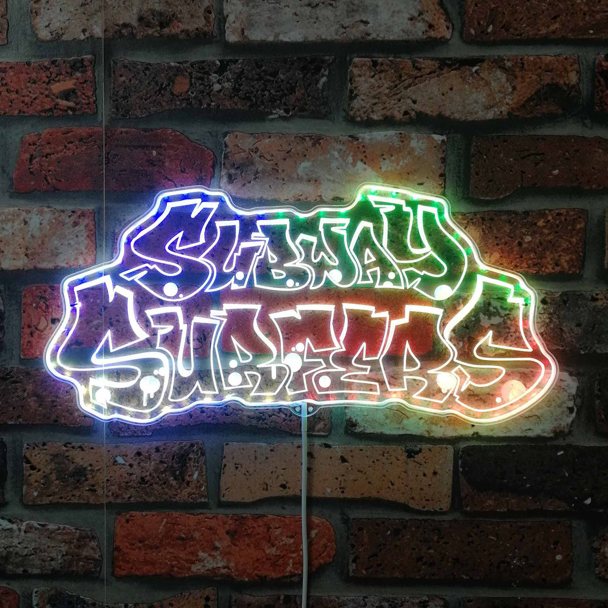 Subway Surfers Dynamic RGB Edge Lit LED Sign | PROLEDSIGN