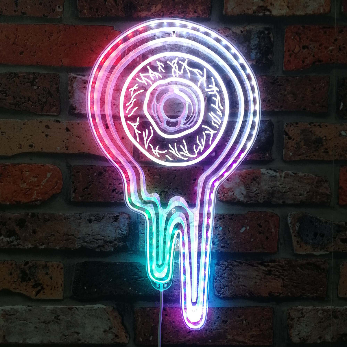 Mouthwashing Dynamic RGB Edge Lit LED Sign | PROLEDSIGN
