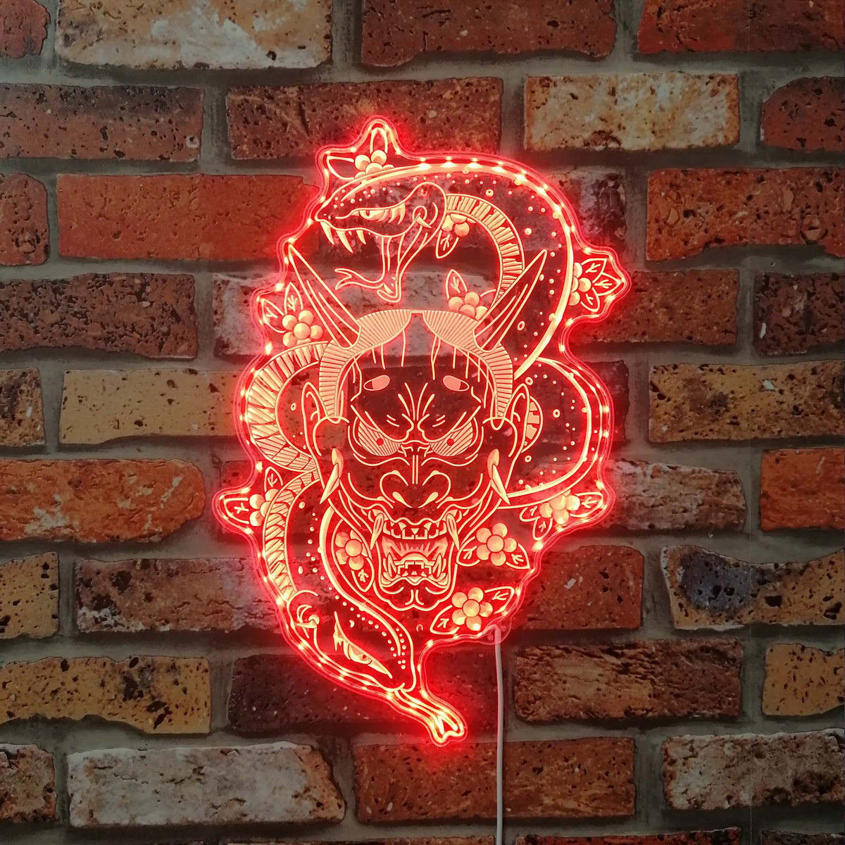 Goro Majima Tattoo Like a Dragon Dynamic RGB Edge Lit LED Sign | PROLEDSIGN