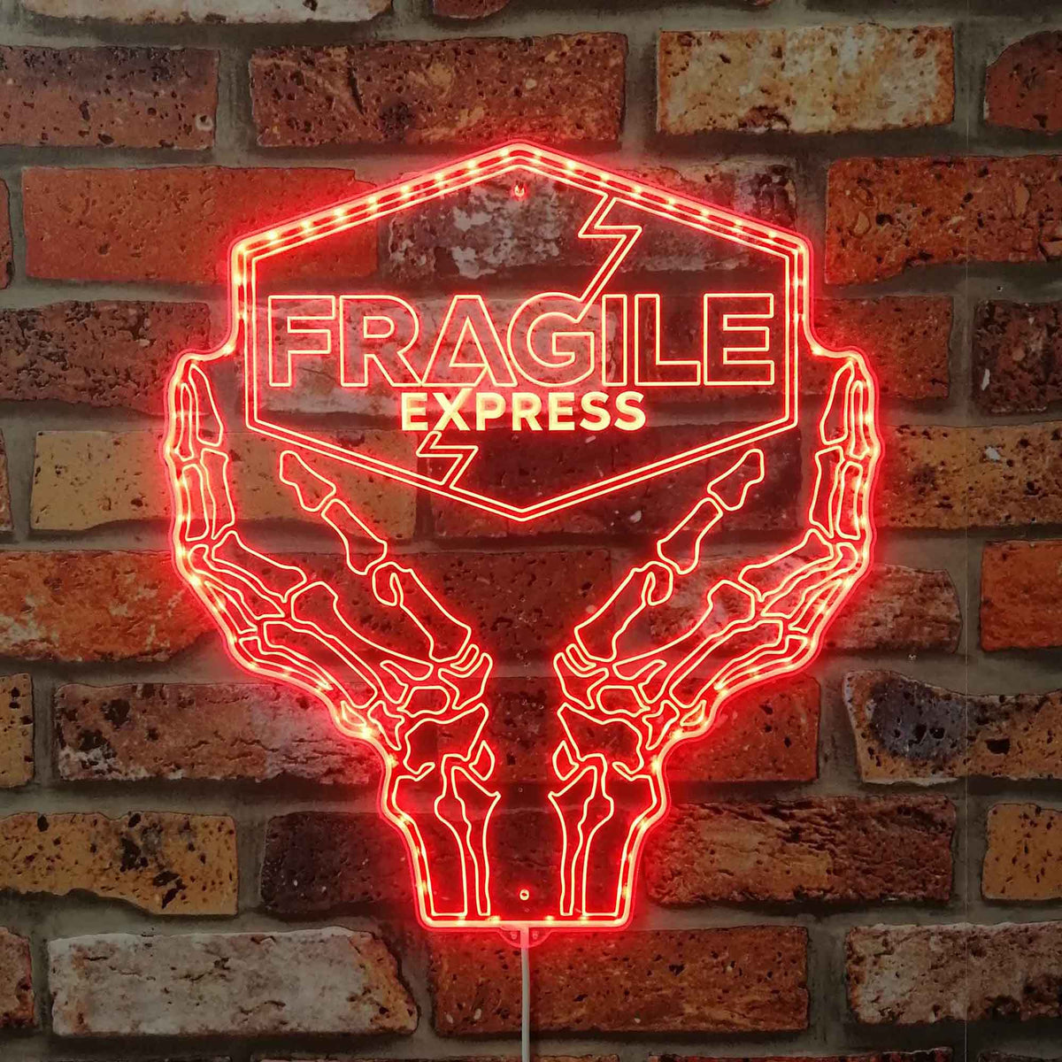 Death Stranding Neon Fragile Express RGB Edge Lit LED Sign | ledlabcave