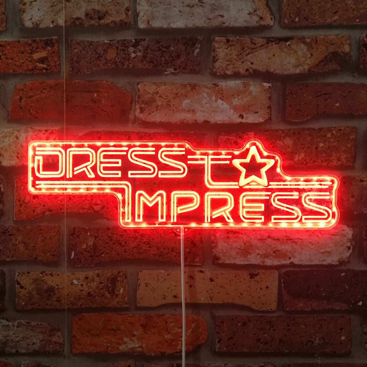 Dress Impress Dynamic RGB Edge Lit LED Sign | PROLEDSIGN