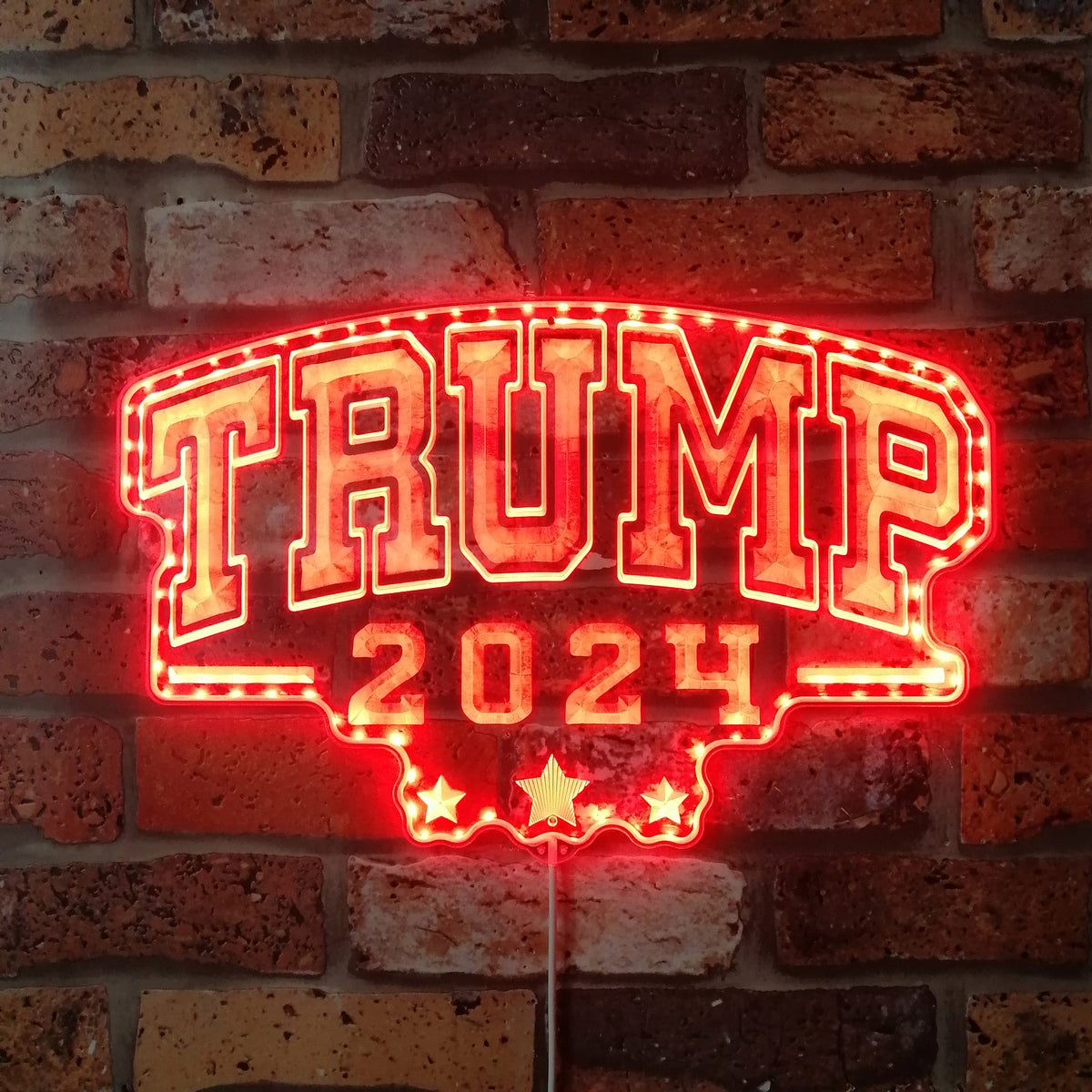 Trump 2024 Dynamic RGB Edge Lit LED Sign | PROLEDSIGN