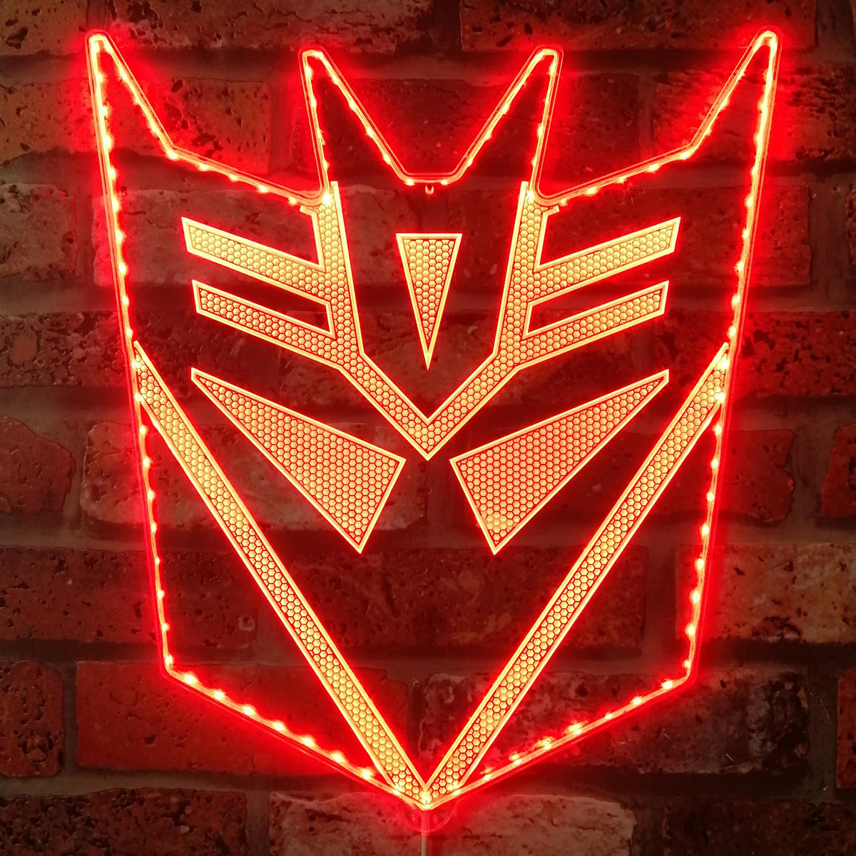 Transformers Dynamic RGB Edge Lit LED Sign | ledlabcave
