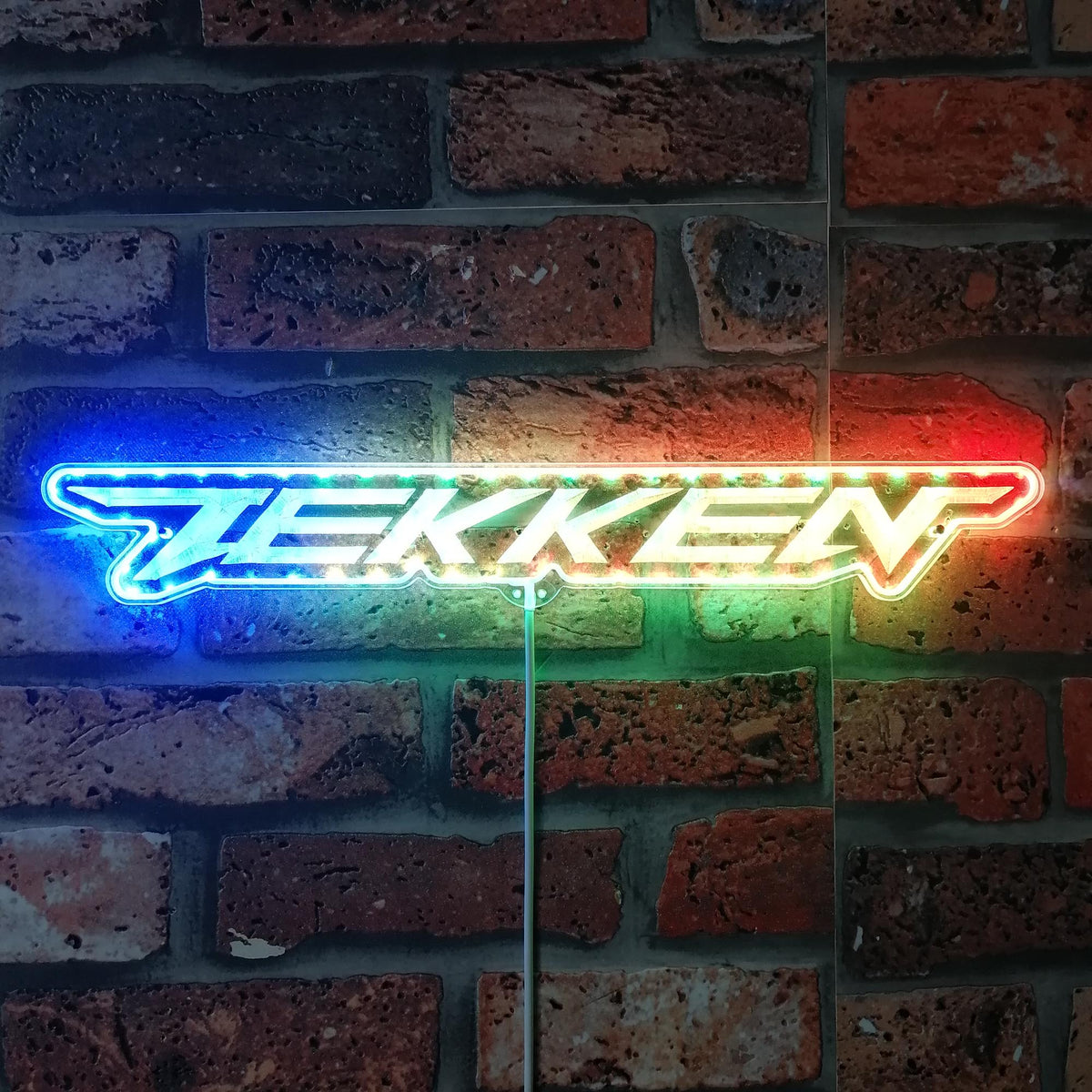 Tekken Dynamic RGB Edge Lit LED Sign | LEDLABCAVE