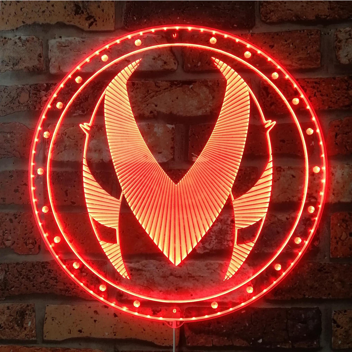 Helluva Boss Dynamic RGB Edge Lit LED Sign | LEDLABCAVE