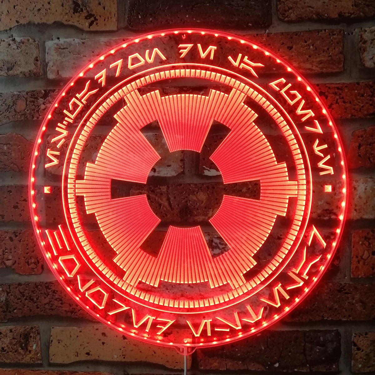 Star Wars Galactic Empire Dynamic RGB Edge Lit LED Sign | LED LAB CAVE