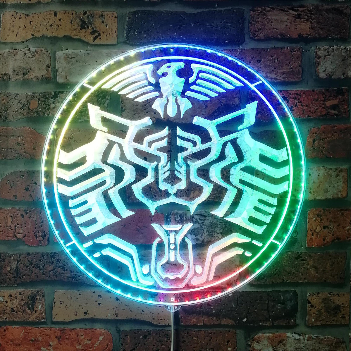Kamen Rider Dynamic RGB Edge Lit LED Sign | LED LAB CAVE